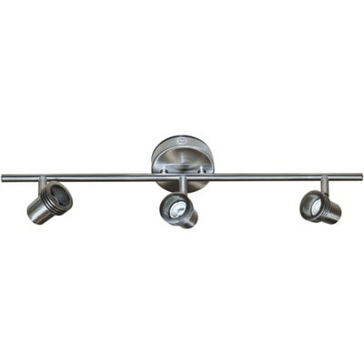 Eterna Spot3Snbar Gu10 50W Max Triple Bar Spotlight by B&Q | ufurnish.com