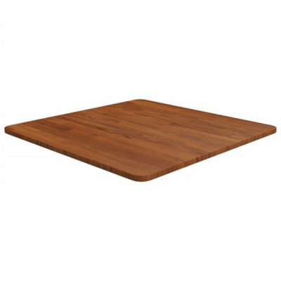 Vidaxl Square Table Top Dark Brown 60X60X1.5Cm Treated Solid Wood Oak ...