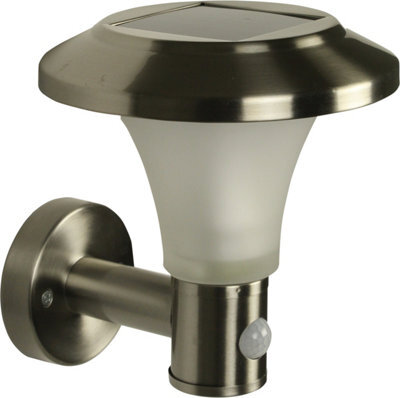 Luxform Calais Solar Led Wall Light With Pir by B&Q | ufurnish.com