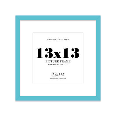 "13X13"" Turquoise Picture Frame - 13X13"" Square Frame With 11X11 ...