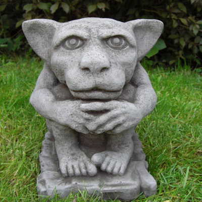 Gargoyle Garden Statue With Big Ears by B&Q | ufurnish.com