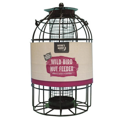 Storm Trading Group Metal Hanging Nut Feeder With Bird Cage With ...