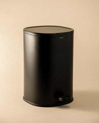 Cosmic Bathroom Bin Trash Can, 5L Capacity, Black. Collection ...