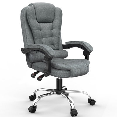 Onemill Ergonomic Office Chair With Tilt Function-Grey by B&Q ...