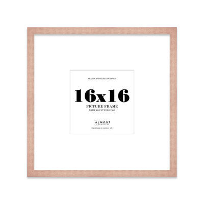 "16X16"" Bronze Picture Frame - 16X16"" Square Frame With 12X12"" Mount ...