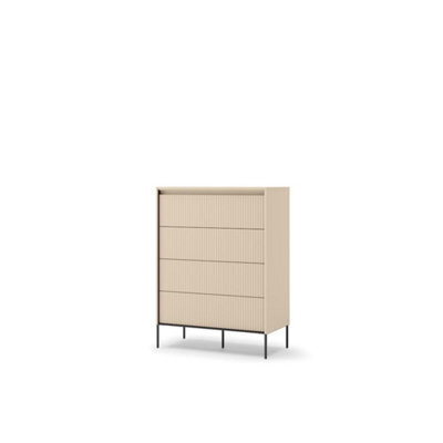 Arte Trend 04 Chest Of Drawers 93Cm - Stylish Four-Drawer Storage With ...