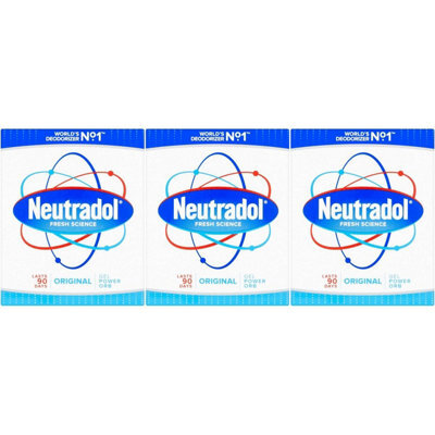 Neutradol Gel Odour Destroyer 135 G (Blue Square Box) (Pack Of 3) by B ...
