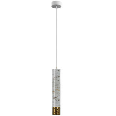 Pendant Long Tube Light Modern Cylinder Pipe Contemporary by B&Q ...