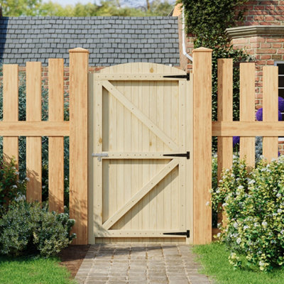 Garden Sanctuary Arch Top Robust Design Strong Garden Gate Pathway ...