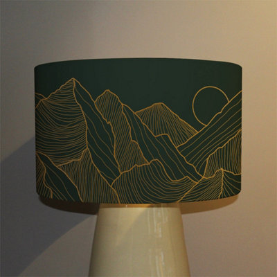 Andrew Lee Golden Mountain Line Art (Ceiling & Lamp Shade) / 45Cm X ...