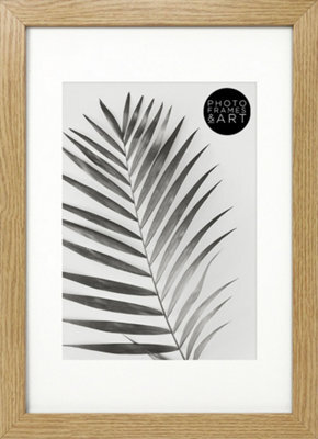 Photo Frames & Art Pf&a Oxford Oak A4 Poster Picture Frame For A5 Print ...