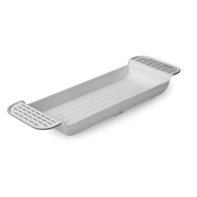 Blue Canyon Extendable Over Bath Rack- White (Removed) by B&Q ...