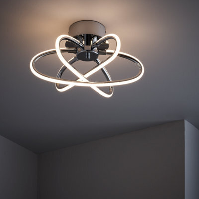 Nielsen Walcott 32Cm Modern Integrated 3 Way Led Ceiling Light - A ...