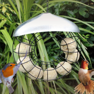 Hanging Wild Bird Donut Fat Ball Feeder by B&Q | ufurnish.com