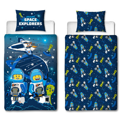 Lego City Single Polycotton Duvet Cover And Pillowcase Set by B&Q ...