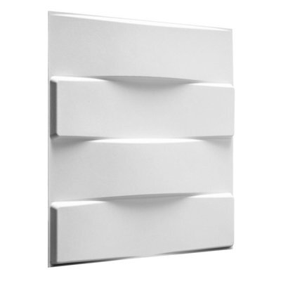 Walplus Vaults Design 3D Wall Panels Off White - 12 Boards 50X50Cm Wall ...