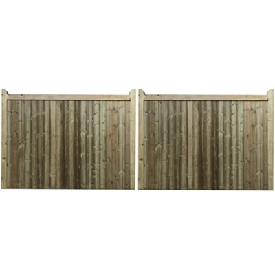 Ruby UK Ruby 3/4 Split T&g Entrance Gate Pair Ruby Highampton Mortise ...