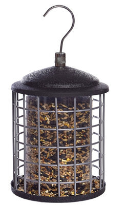 Ruddings Wood Metal Wild Bird Seed Feeder Squirrel Proof Blocking ...