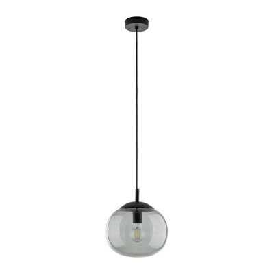Luminosa Lighting Luminosa Vibe 25Cm Globe Pendant Ceiling Light Black ...