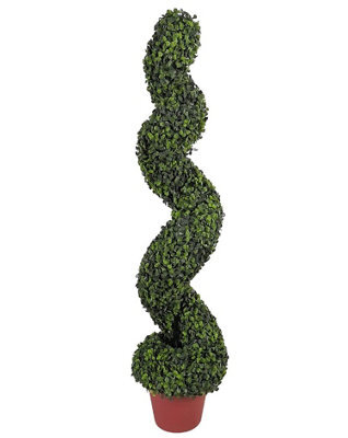 Wadan 100Cm Artificial Boxwood Spiral Topiary Trees - Uv Stable Spiral ...