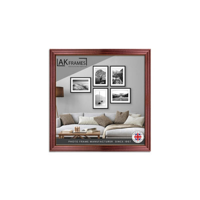 "AK Frames 17X17"" Classic Rose Wood Modern Picture Frame - Poster ...
