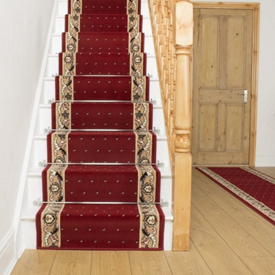Pin Dot Stair Runner - Soft & Durable Carpet Runner For Stairs ...
