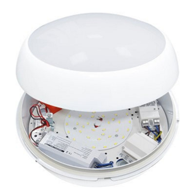 Meridian Lighting Led Luna Bulkhead Cct3 16W Circular-White-Dedicated ...