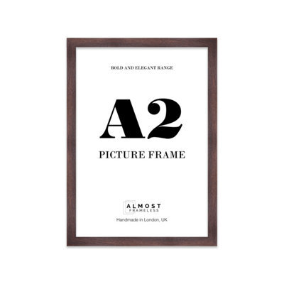 A2 Walnut Picture Frame Timeless Elegance Display A2 Pictures (41.9 X ...