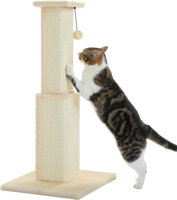 Pawz Road Large Cat Scratching Post 32 Inch Tall Scratching Post For ...