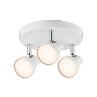 Arlec Artemis Spotlight White Integrated 4.5W Led 3-Plate Triple ...