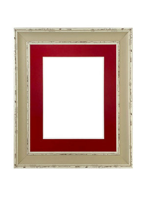 Frames By Post Scandi Clay Frame With Red Mount For Image Size 12 X 8 ...