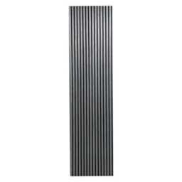Wood Panel Co Light Grey Acoustic Slat Wood Wall Panel by B&Q ...