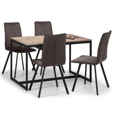 Ashfield Tribeca Dining Set - Sonoma Oak by B&Q | ufurnish.com