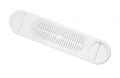 Premier Housewares White Plastic Over Bath Shelf / Shower Rack - 685mm ...
