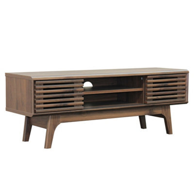 "Bo Living Copen Walnut 120Cm Tv Unit Cabinet For Tvs Up To 55"", Tv ...