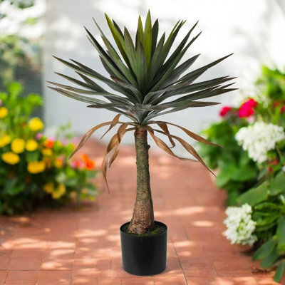 Urbn-Living Urbnliving 90Cm Tall Large Yucca Tree Indoor Outdoor ...