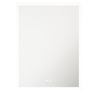 600 X 800mm Ip44 Led Bathroom Mirror With Demister - Adjustable White ...