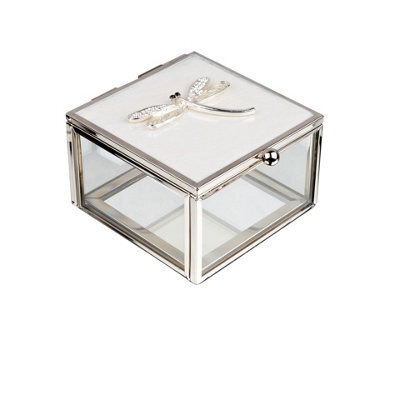 Sophia Dragonfly Trinket Box With Enamel Lid And Diamantes by B&Q ...