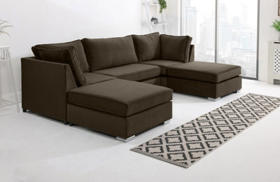 Stunning Lux U Shape - Fullback Sofas by B&Q | ufurnish.com