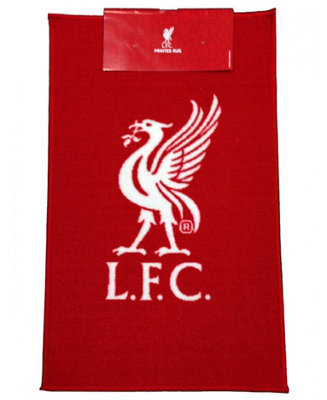 Liverpool Fc Liverbird Crest Floor Rug by B&Q | ufurnish.com