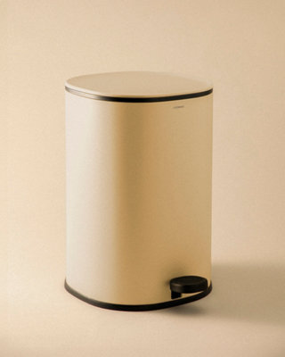 Cosmic Bathroom Bin Trash Can, 5L Capacity, Beige. Collection ...