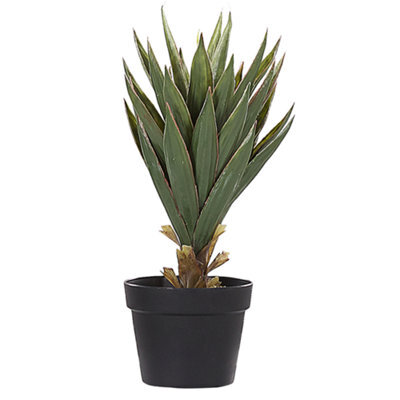 Beliani Artificial Plant Yucca 52 Cm Green by B&Q | ufurnish.com