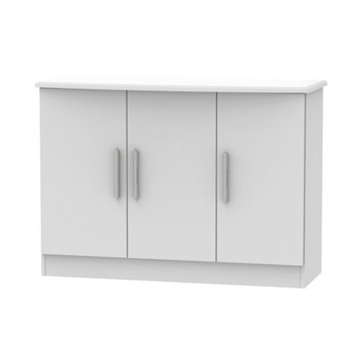 Harrow 3 Door Sideboard In Grey Matt (Ready Assembled) by B&Q ...