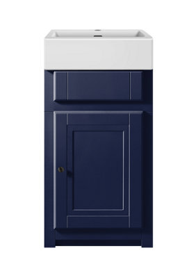Keenware Kvu-049Bl Royal Sapphire Blue Kensington Cloakroom Vanity Unit ...