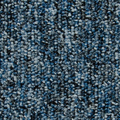 Latour 2 Coniston Blue Modern Loop Pile Contract Carpet Tiles For ...
