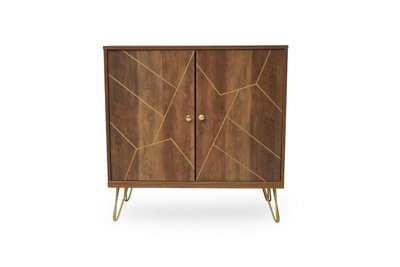 Buttercup Farm Flori Two Door Sideboard - Metal/wood - L39 X W80 X H80 ...