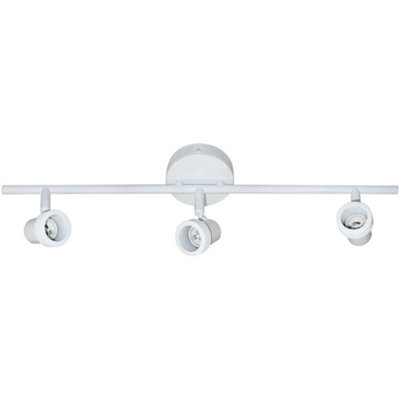 Eterna Spot3Whbar Gu10 50W Max Triple Bar Spotlight by B&Q | uFurnish.com