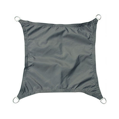 Sundaze 2X2M Square Anthracite Sun Shade Sail Outdoor Garden Patio Sunscreen Uv Block With Free ...