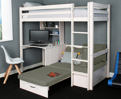 Thuka Hit High-Sleeper 9 With Futon Grey by B&Q | ufurnish.com