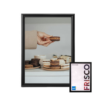 Kenro Frisco Series Black Photo Frame A2 / 42X59.4 Wall Hanging With ...
